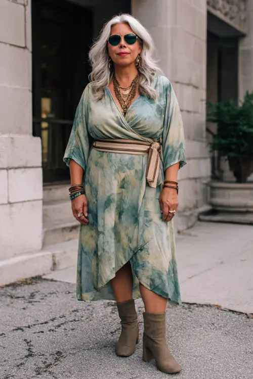 10 Boho Outfits for Plus-size Women over 50: Easy, Relaxed Looks That ...